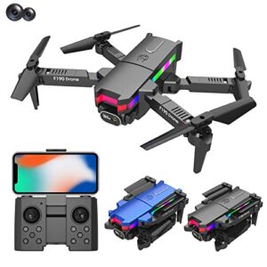 CARRYKING HD FPV Camera Drone with 4K Remote Control Toys Gifts for Boys Girls with Altitude Hold Headless Mode One Key Start Speed Adjustment Three Battery Version (Black)