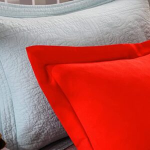 Do&Get Home Bedding Duvet Cover Set Red Color Full/Queen Size, 100% Microfiber,Ultra Soft and Silky-Smooth Touch,Breathable and Lightweight, with Zipper Closure