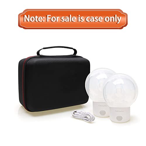 LTGEM Hard Case for 2pcs Momcozy S12 Pro / S12Pro / S9 / Momcousy Wearable Breast Pump Suitable for Storage