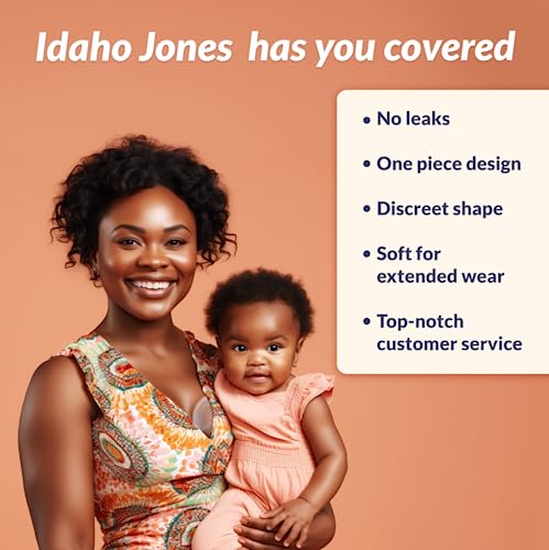 Milk Collector for Breastmilk - Breast Milk Catcher for Breastfeeding - Breast Shells - Don't Waste Your Milk in Nursing Pads, Save it with Milk-A-Save by Idaho Jones