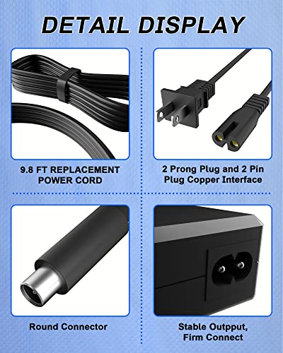 Replacement for Segway Ninebot Charger 42V 1.7A Fit for Ninebot Segway Scooter Charger ES2/ES4/E22/ES1L ES Series KickScooters