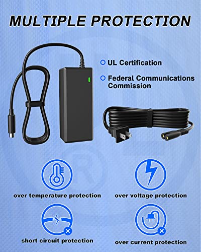 Replacement for Segway Ninebot Charger 42V 1.7A Fit for Ninebot Segway Scooter Charger ES2/ES4/E22/ES1L ES Series KickScooters