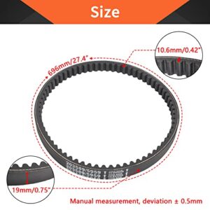 TBAPFS Drive Belt 30 Series Go Kart Torque Converter Replacement Compatible with Manco 5959 / Comet 203589 (1Pack)