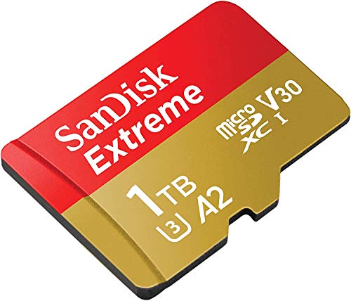 SanDisk Extreme 1TB Memory Card for GoPro Action Camera Hero 11 Black and Hero11 Black Mini (SDSQXAV-1T00-GN6MN) V30 A2 UHS-I U3 Class 10 Bundle with 1 Everything But Stromboli MicroSDXC Card Reader