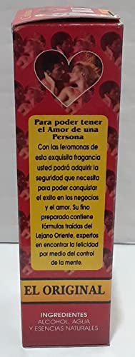 Colonia Natural Spray Perfume De La SANTA MUERTE - ROJA, Amor/Pasión, Unisex, Producto Esotérico