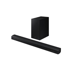 samsung 2.1ch 360w soundbar with wireless subwoofer black hw-b53m (renewed)