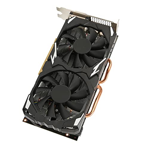 Graphics Card, RX 580 8GB GDDR5 256bit Graphics Card Support 8K 16 PCI Express 3.0, PC Gaming Graphics Card with Dual Fans