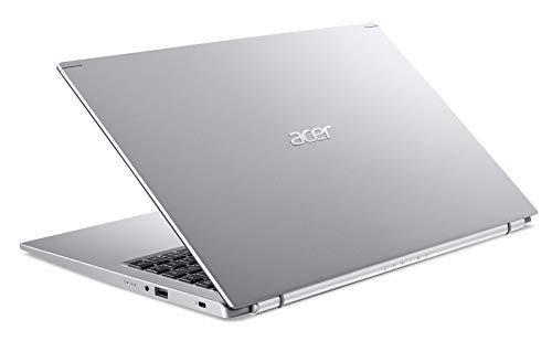 Acer Aspire 5 A515-56-347N Slim Laptop - 15.6" Full HD IPS Display - 11th Gen Intel i3-1115G4 Dual Core Processor - 8GB DDR4 - 128GB NVMe SSD - WiFi 6 - Amazon Alexa - Windows 11 Home in S Mode,Silver