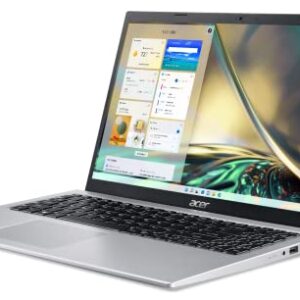 Acer Aspire 5 A515-56-347N Slim Laptop - 15.6" Full HD IPS Display - 11th Gen Intel i3-1115G4 Dual Core Processor - 8GB DDR4 - 128GB NVMe SSD - WiFi 6 - Amazon Alexa - Windows 11 Home in S Mode,Silver