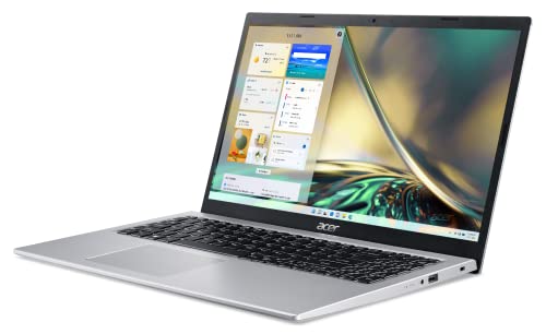 Acer Aspire 5 A515-56-347N Slim Laptop - 15.6" Full HD IPS Display - 11th Gen Intel i3-1115G4 Dual Core Processor - 8GB DDR4 - 128GB NVMe SSD - WiFi 6 - Amazon Alexa - Windows 11 Home in S Mode,Silver