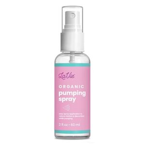 lavie™ organic pumping spray, pump spray breastfeeding, breast pumping oil, nipple spray pumping, breast pump spray, lubricant for breast shields and flanges, prevents sore nipples - 2 oz