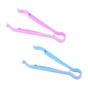 jenbode 2pcs baby bottle tongs baby safety bottle holder baby feeding milk bottle clamp for nip nursing bottle