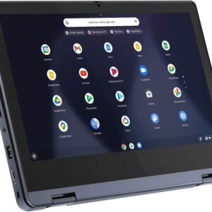 2022 Lenovo Flex 3 Touchscreen Chromebook, 2-in-1 11.6" HD for Business and Student Laptop, MT8183 CPU, 4GB LPDDR3, 64GB eMMC, Webcam, Blue, Chrome OS (Renewed)