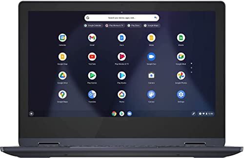 2022 Lenovo Flex 3 Touchscreen Chromebook, 2-in-1 11.6" HD for Business and Student Laptop, MT8183 CPU, 4GB LPDDR3, 64GB eMMC, Webcam, Blue, Chrome OS (Renewed)