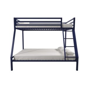 DHP Mainstays Premium Twin Over Full Metal Bunk Bed in Blue