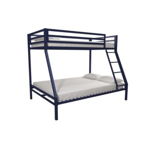 DHP Mainstays Premium Twin Over Full Metal Bunk Bed in Blue