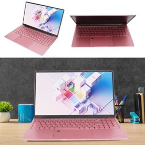 ciciglow Pink 1920x1080 Laptop, Quad Core 2.9GHz HD Gaming Laptop, Fast Bootup and Data Transfer, Long Battery Life, 6000mAh Battery(16+512G)