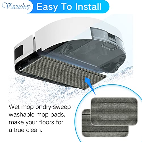 VACUSHOP Mop Accessories Replacement for Bissell ReadyClean Wet/Dry 3571 Mop Cleaner Reusable Hard Floor Expert Compatible Microfiber Soft x12 Mop