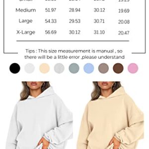 EFAN Preppy Clothes Hoodies for Women Teen Girls Oversized Sweatshirts Fall Fashion Outfits 2023 Clothes Soft Cute Tops Sweaters Pink