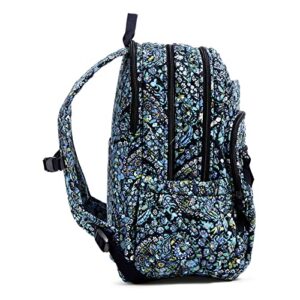 Vera Bradley Women's Cotton XL Campus Backpack, Dreamer Paisley - Recycled Cotton, One Size