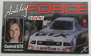 ashley force signed auto autograph 6x10 photo i - autographed nascar photos