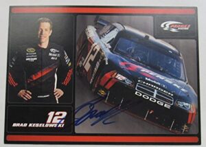 brad keselowski signed auto autograph 6x9 photo - autographed nascar photos