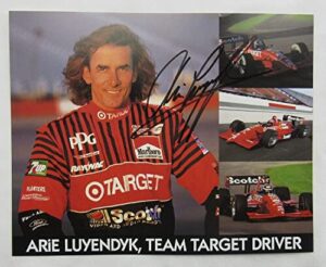 arie luyendyk signed auto autograph 8x10 photo vii - autographed nascar photos