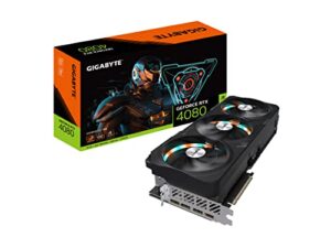 gigabyte geforce rtx 4080 gaming oc 16g graphics card, 3x windforce fans, 16gb 256-bit gddr6x, gv-n4080gaming oc-16gd video card