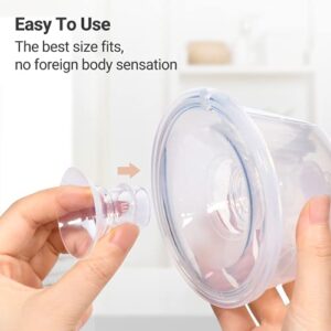 Momcozy Flange Insert 19mm Compatible with S9/S12 Series Wearable Breastpump, Wearable Breast Pump Shield/Flange Insert, Pump S9/S12 Parts Replace (19mm)