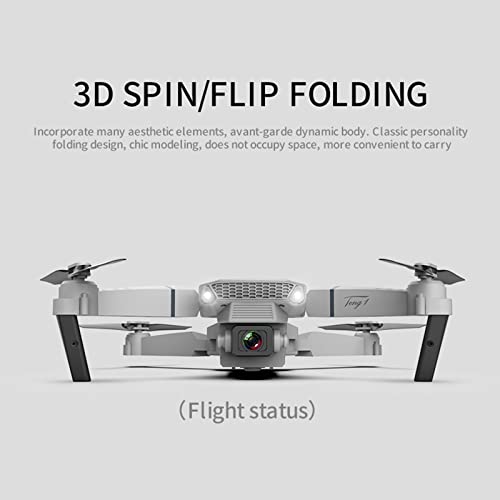 Mini Drone for Kids with Dual 4K HD FPV Camera Remote Control Toys Xmas Gifts for Boys Girls with Altitude Hold, Headless Mode, One Key Start Speed Adjustment,3D Flips,Include Built-in Battery