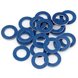 Oil Drain Plug Gaskets, 24PCS Aluminum Seals Crush Washer, 90430-12031 Replacement for NX ES Scion, Automotive Accessories Replaces 9043012031