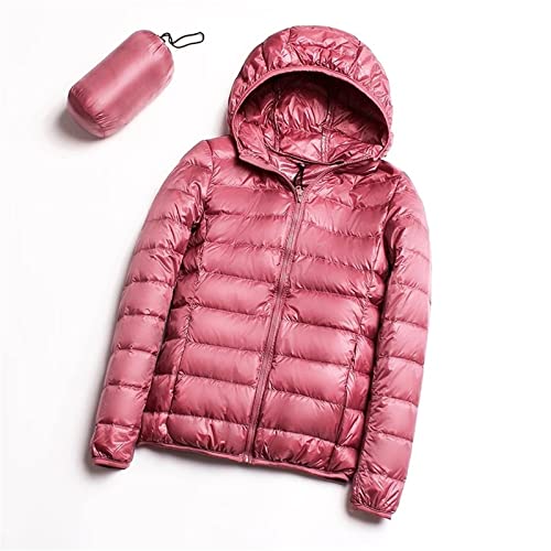 Auimank Puffer Jacket Womens,Jackets for Women Women's Jacket Ropa De Invierno para Mujer Chamarras para Mujer,Women Winter Warm Coat Thick Warm Slim Jacket Shortage of Money Coat (XL,Pink)