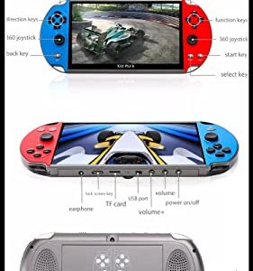 TCDSTAR Original factory 16GB Retro Handheld Games Player x 12 plus 10000games Portab 7 Inch e-book MP5 Video Game Consoles for PSP