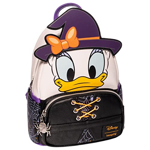 Loungefly Women's Disney Daisy Duck Halloween Witch Double Strap Shoulder Bag Purse - Entertainment Earth Exclusive