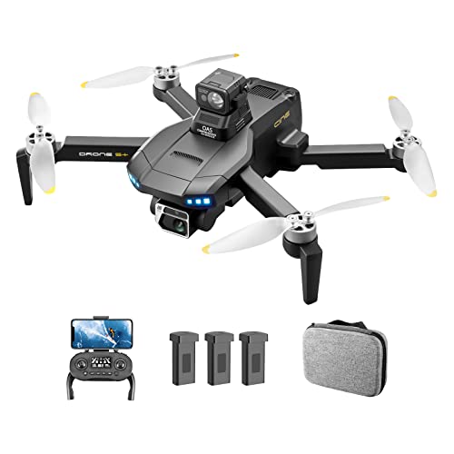 sikiwind RC Drone, Remote Control Quadcopter with 4K HD EIS Dual Camera GPS 4CH, Remote Control Drone Brushless Motor Aerial Photography 6-axis Gyroscope Toys for Kids