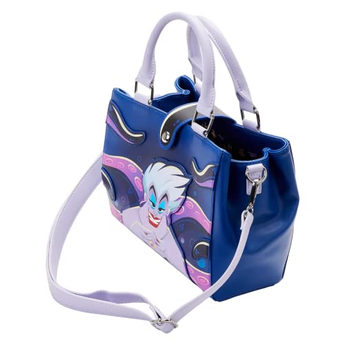 Loungefly The Little Mermaid Ursula Plotting Glow Crossbody Bag, Multicolored