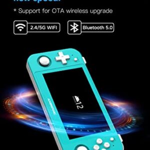 RG505 Android 12 Handheld Game Console 4.95-inch OLED Touch Screen with Unisoc Tiger T618 Built-in 128G TF Card Have 3170+ Games