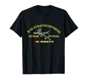 b-52 stratofortress specs b-52 bomber vietnam veteran t-shirt