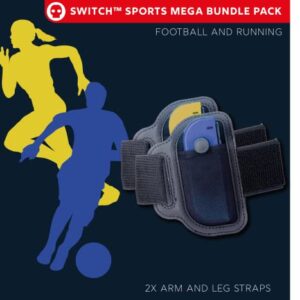 Numskull Nintendo Switch Sports Pack Mega Bundle - Designed For OLED Lite Console Users - Golf Clubs, Arm Bands, Rackets And More - Gamer Controller Accessory