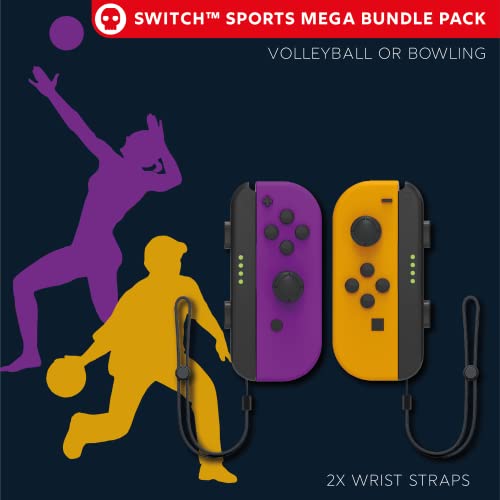 Numskull Nintendo Switch Sports Pack Mega Bundle - Designed For OLED Lite Console Users - Golf Clubs, Arm Bands, Rackets And More - Gamer Controller Accessory