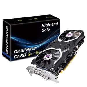 kaer rx580 8gb graphics card gddr5 256bit computer graphics card with dual fans 1284/7000mhz,pci express 3.0 gaming graphics card, dvi hdmi dp desktop