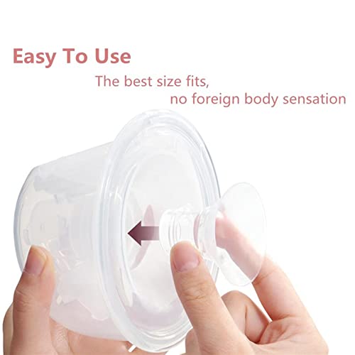 Flange Inserts Compatible with Momcozy S12Pro S9Pro / Medela/Willow Wearable Breast Pump,Suitable Spectra S1/S2, Reduce 24mm Shield/Flange Nipple Tunnel Down to 19/21mm, 4pcs