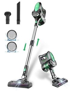 vactidy cordless vacuum cleaner, lightweight stick vacuum with 20kpa suction, detachable battery, max 35mins runtime, 6 in 1 handheld vacuum cordless for hard floor carpet pet hair