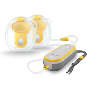 medela freestyle hands-free breast pump | wearable, portable and discreet double electric breast pump with app connectivity