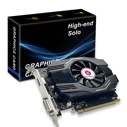 GPVHOSO GeForce GT 1030 4GB GDDR4 Video Graphics Card GPU Single Fan Cooling SystemHDMI/DVI-D, DirectX 12, GPU Boost 3.0, Computer Gaming Video Card, Desktop GPU, Support 4K,SingleFan Cooling System