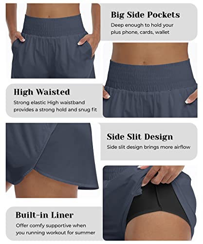 AUTOMET Women's Summer Clothes Athletic Shorts High Waisted Running Lounge Shorts Gym Shark Workout Shorts Exercise Casual Shorts