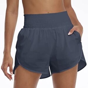 AUTOMET Women's Summer Clothes Athletic Shorts High Waisted Running Lounge Shorts Gym Shark Workout Shorts Exercise Casual Shorts