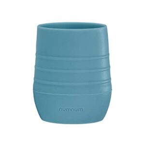 numnum silicone baby cup for infant, 4+ months, & toddler - 2oz non-slip & easy to grip training cups - perfect for little tiny hands of babies to develop drinking & self feeding skills