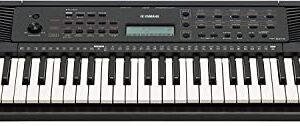 YAMAHA, 61-Key PSR-E273 Portable Keyboard with PA130 Power Adapter, Black