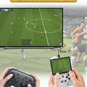 RG35XX Handheld Game Console 3.5 Inch IPS Screen Linux System Retro Video Games Consoles Portable Pocket Video Player 5000+ Games (White Transparent)